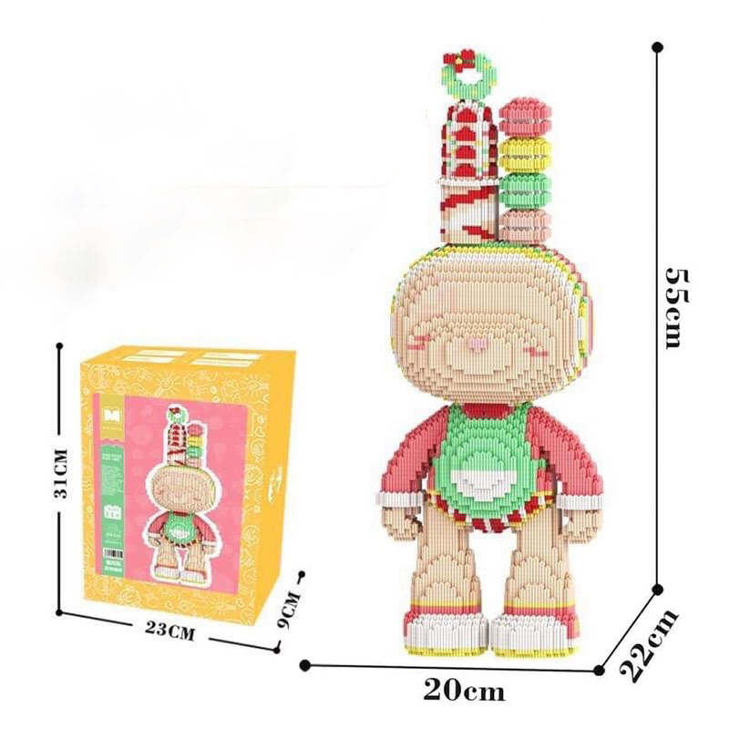 Lego Bear M.pin Assembling Toy 55cm - 46cm หลายแบบ - ค้อนฟรี เบา ...