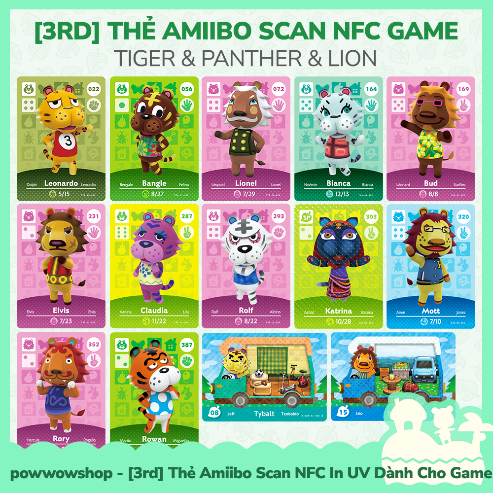 [ คลังสินค ้ าพร ้ อม VN - Express ] 3rd Amiibo Scan NFC Tiger ...