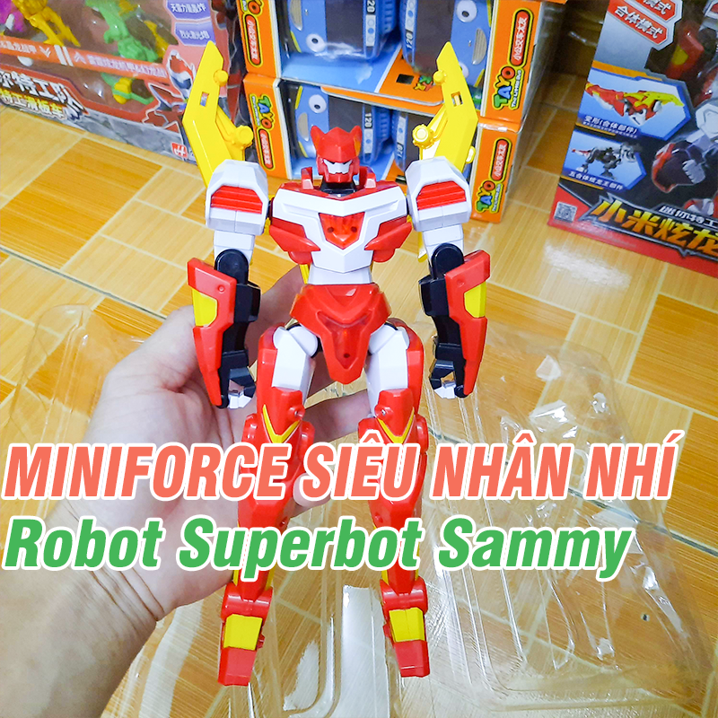 Superbot Sammy Robot Sammy miniforce Model ซีซั่น 2 Child Super Squad | Shopee Thailand