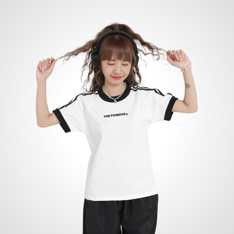 Form fit baby tee ผ ้ าฝ ้ าย 100 % The Famous "Logo เสื ้ อยืดเด ็ ก ...