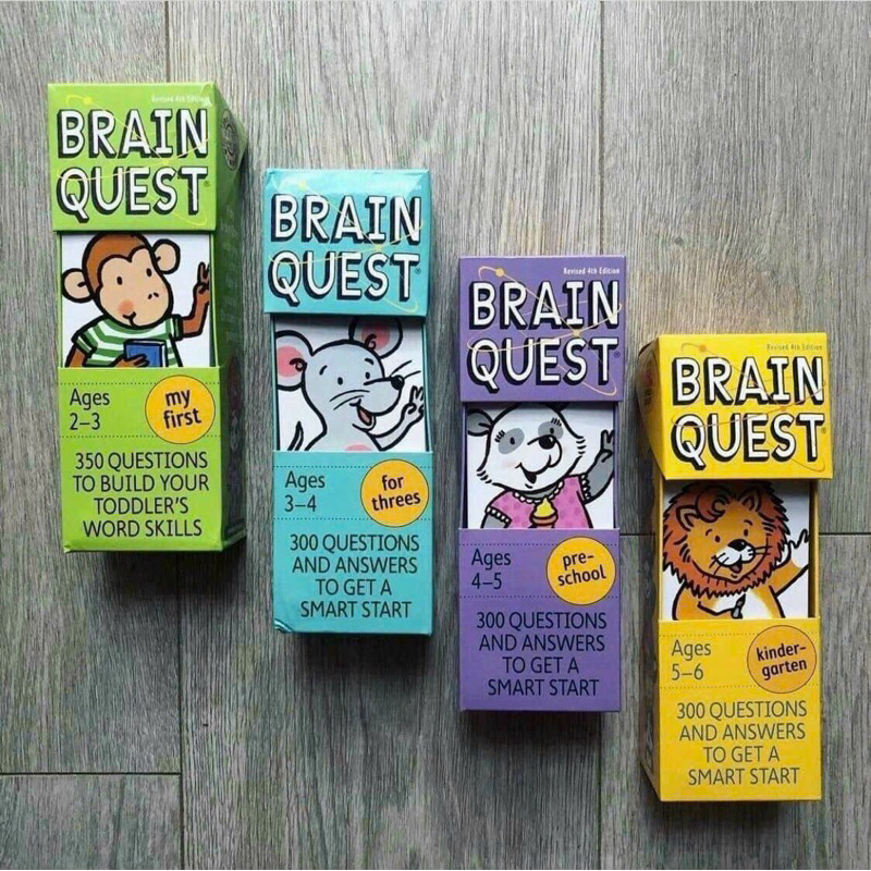ชุดการ ์ ด Brain Quest 4 ปี 2-6 | Shopee Thailand