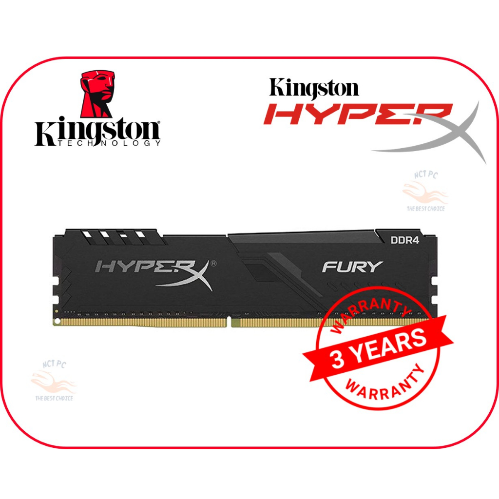 Pc RAM 8GB/16GB DDR4 bus 2666-3200Hz Kingston Fury HyperX Fury BEAST - ใหม่ของแท้ - 1 สําหรับ 1 ...