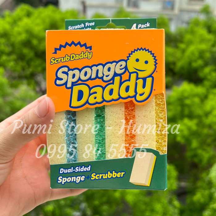 Scrub Daddy Sponge Daddy Daddy เครื ่ องล ้ างจานอเนกประสงค ์ 2 ชั ้ น ...