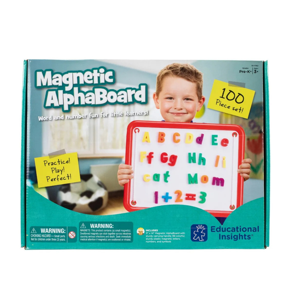 [US Imports] ตัวอักษรเชื่อมโยงเอง - Magnetic AlphaBoard Kit - แหล่งการ ...