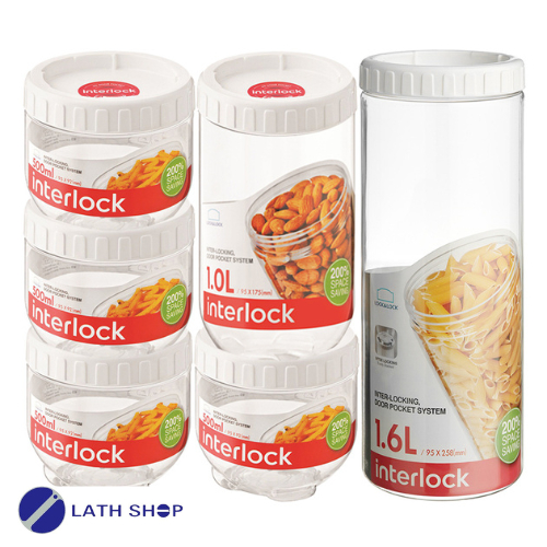 กล่องเก็บอาหาร Interlock สําหรับอาหารแห้ง, Lock&Lock Food หลายขนาด ...