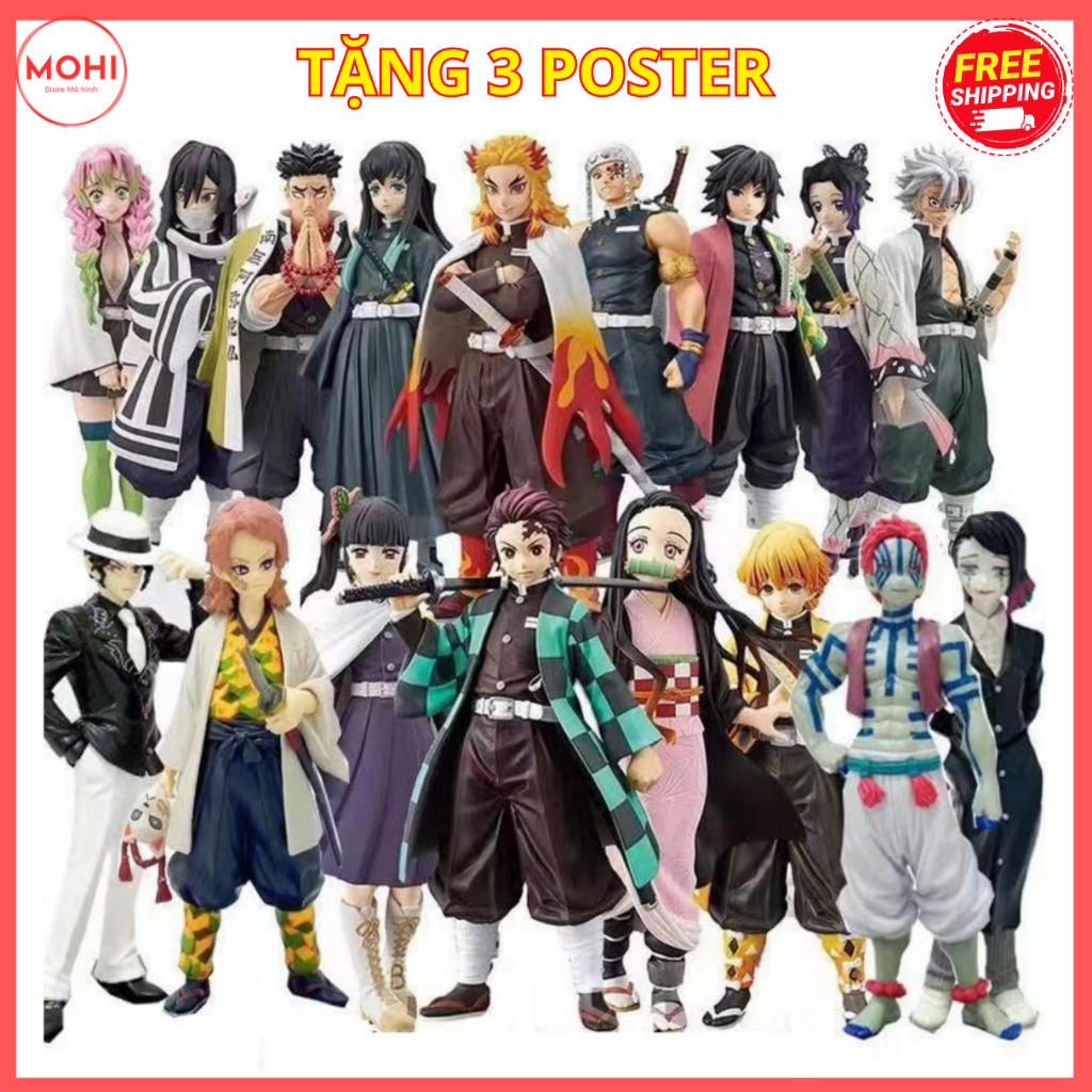 Kimetsu no Yaiba Model ( Tanjirou, Nezuko, Zenitsu, Inosuke, Rengoku ...