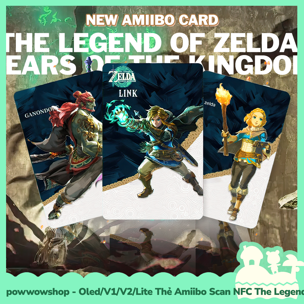 [มีจําหน่ายในเวียดนาม - Express] ใหม่ Zelda TOTK Amiibo Scan NFC Card ...