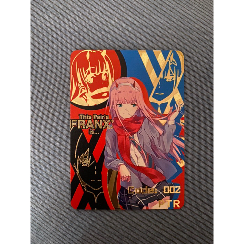 การ์ดโลหะตัวละคร Zero TWO | Shopee Thailand