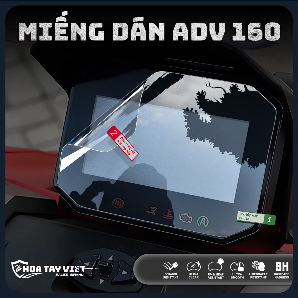 Adv 160 honda ADV 160 PPF สติ๊กเกอร์หน้านาฬิกาป้องกันรอยขีดข่วนหน้าจอ ...