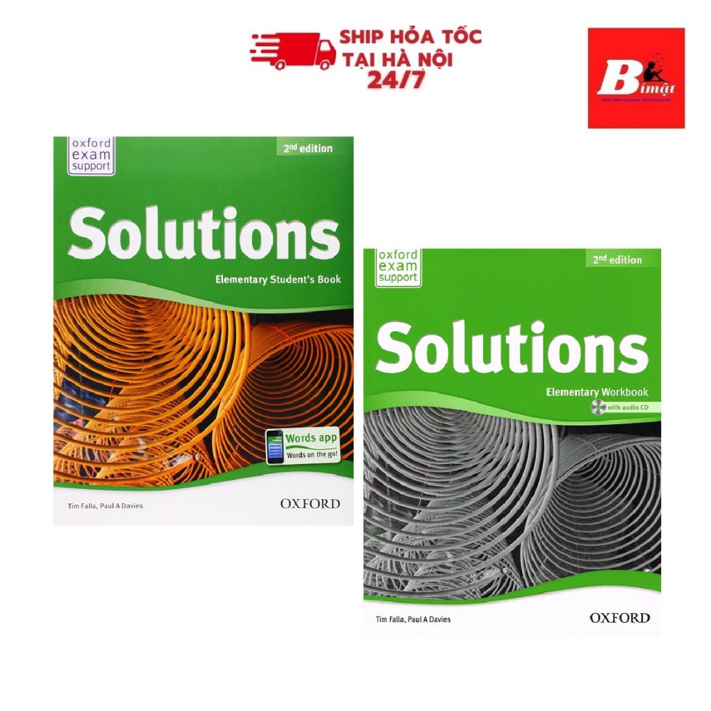 หนังสือ - หนังสือภาษาอังกฤษครบชุด 2 เล่ม - Solutions Elementary - 2nd ...
