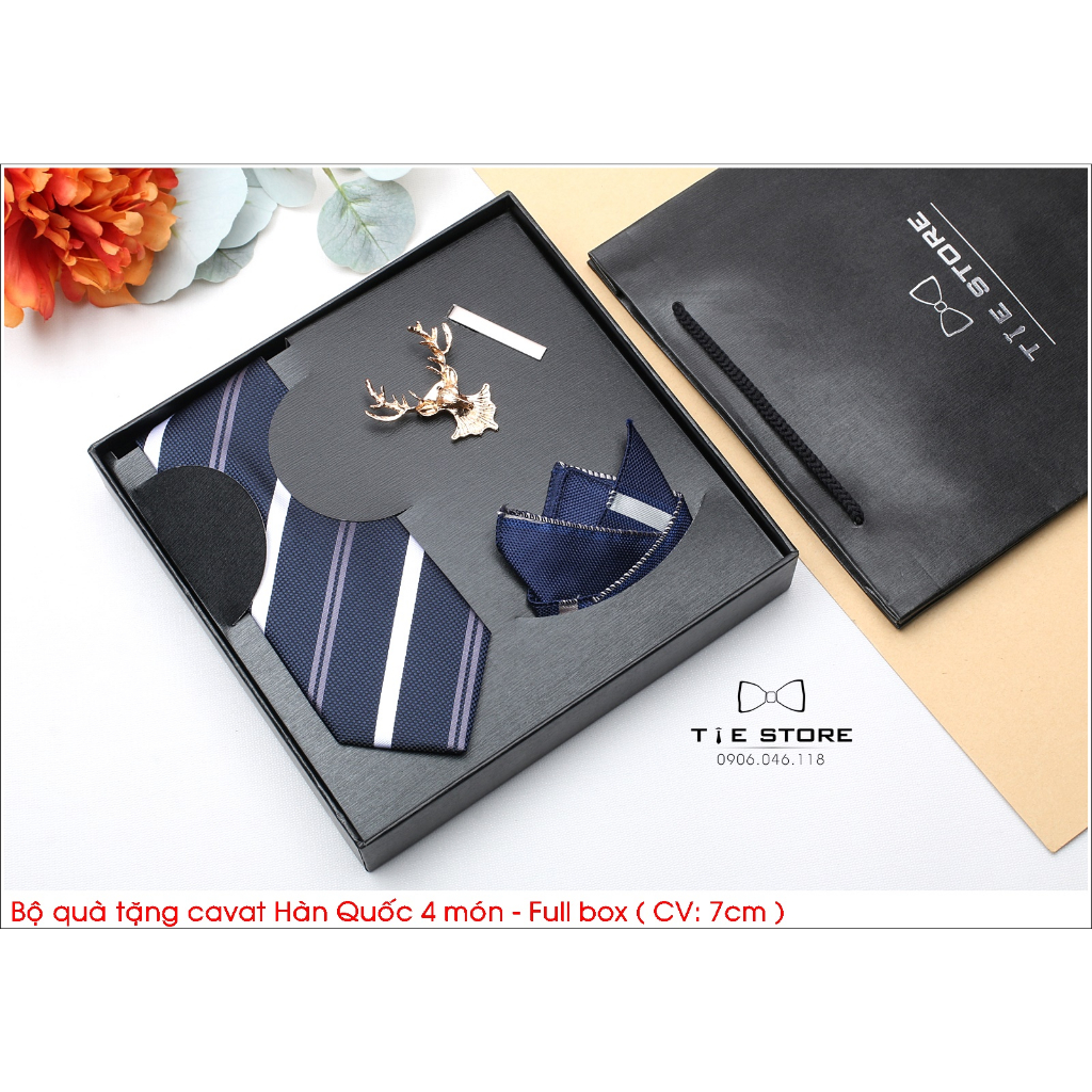[ Gift ] Korean Luxury Cavat Set with 4 Accessories - ครบกล่องพร้อม ...