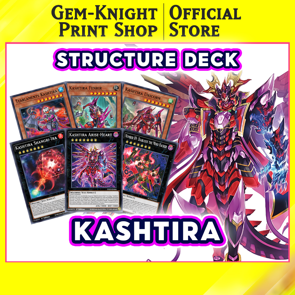 [การ์ดพิมพ์ลาย] Yugioh Deck - Kashtira - Structure Deck | Shopee Thailand