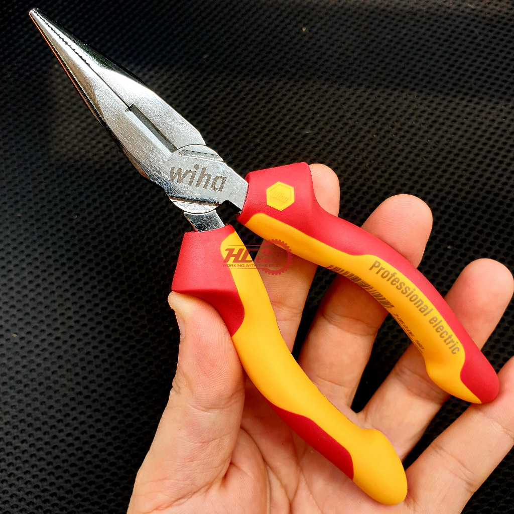 Wiha 26720 คีมปากแหลมหุ้มฉนวน 1000V ของเยอรมัน ยาว 160 มม. | เครื่องมือ ...