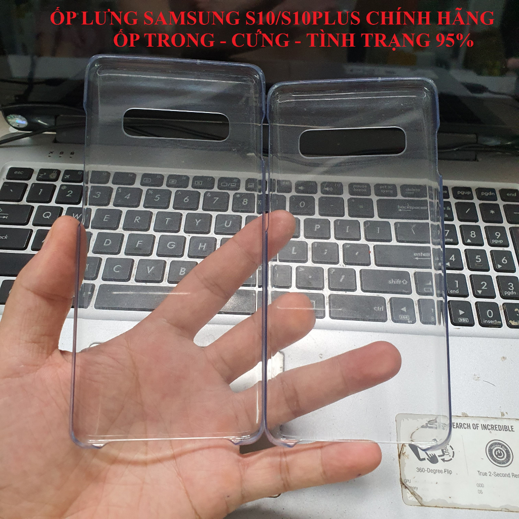 เคสใสแบบแข็ง Samsung S10, S10 Plus ของแท้ 100% สภาพ 95% มีรอยขีดข่วนเล็กๆ ดูขนส่ง | Shopee Thailand