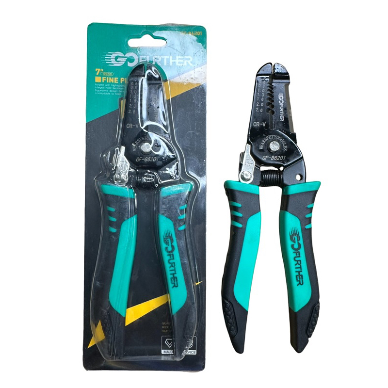 GO FUTHER คีมตัดและปอกสายไฟ 7 นิ้ว | Shopee Thailand