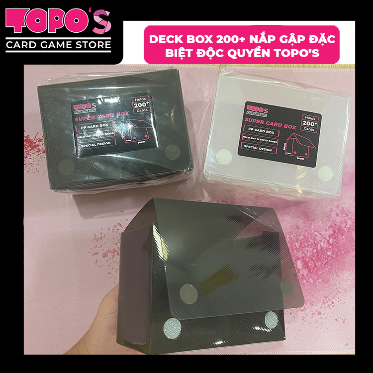 [Deck Box] TOPOS Special folding 200+ card case for Yugioh, Pokemon ...