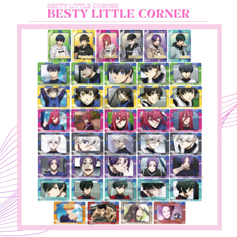 Pack Favorite Card Blue Lock digitity - Random Blue Lock gacha digitity ...