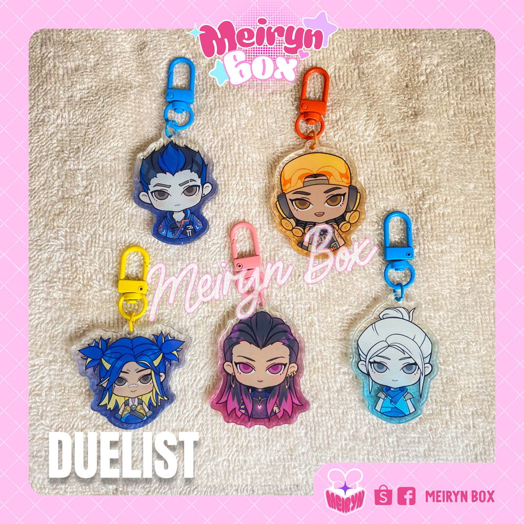 [KEYCHAIN] Valorant Character KEYCHAIN - VALORANT - Meiryn Box | Shopee ...