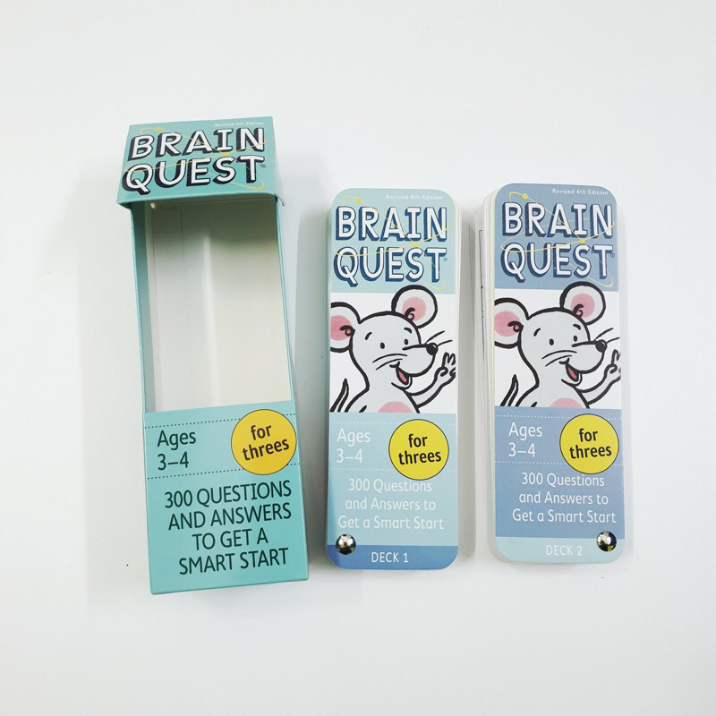 ชุดการ ์ ด Brain Quest 4 ปี 2-6 | Shopee Thailand