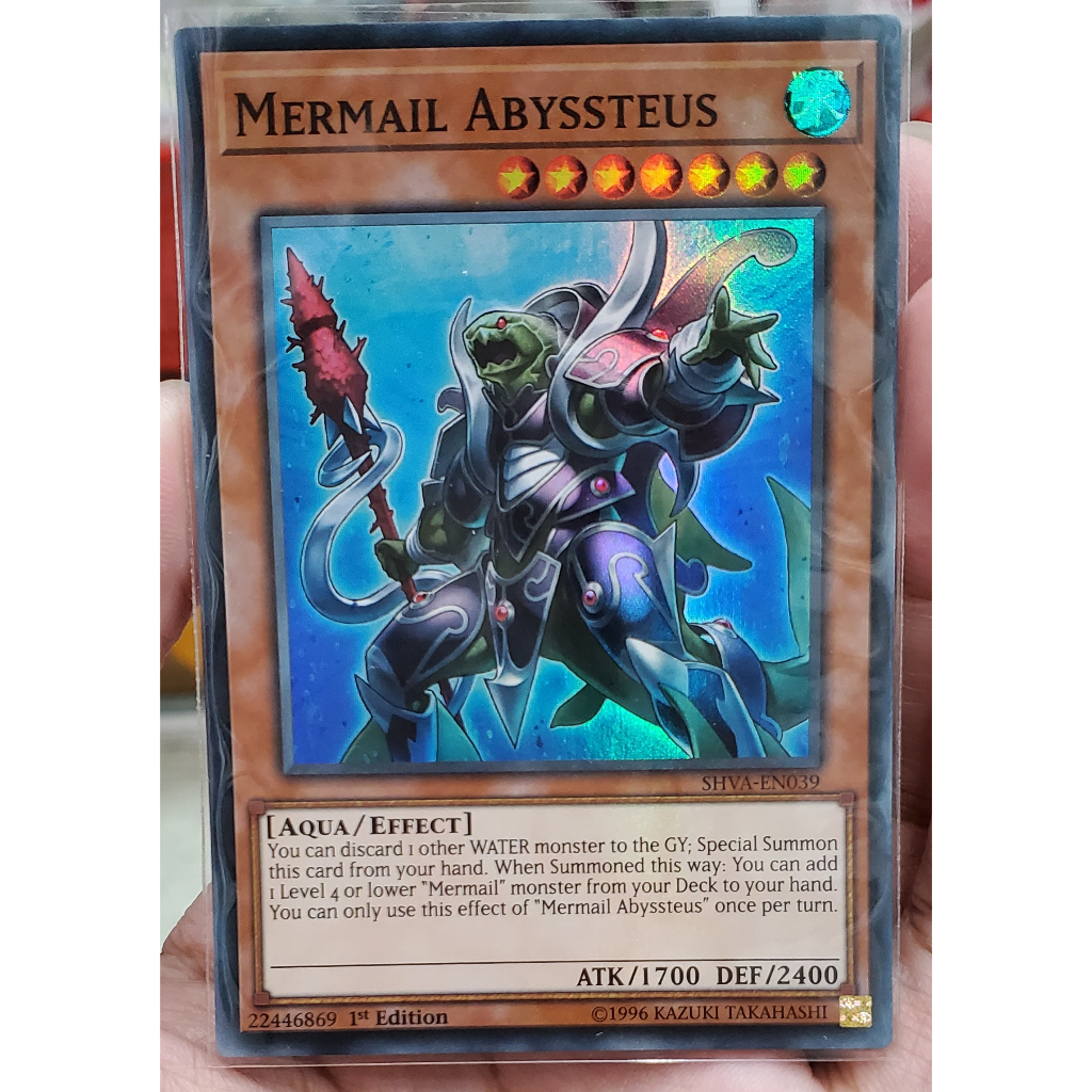 Mermail Abyssteus - SHVA-EN039 - Super Rare [Card Yugioh ] | Shopee ...