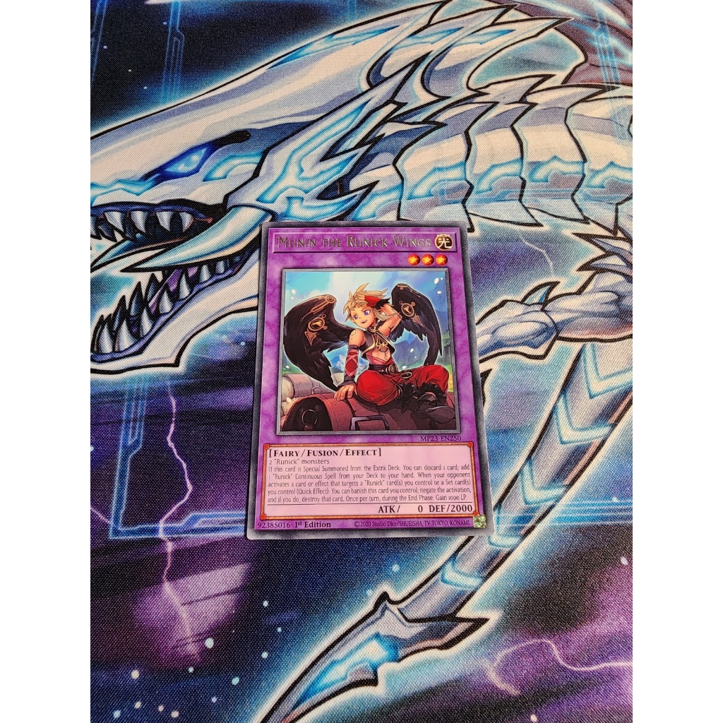 Yugioh TCG UK [MP23-EN250] Munin the Runick Wings - หายาก [R] | Shopee ...