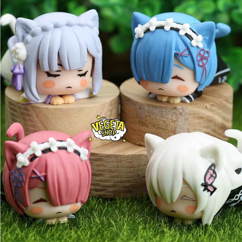 Re:zero Model - Rem Ram Rezero Emilia Frederica Echidna Cat Cosplay ...