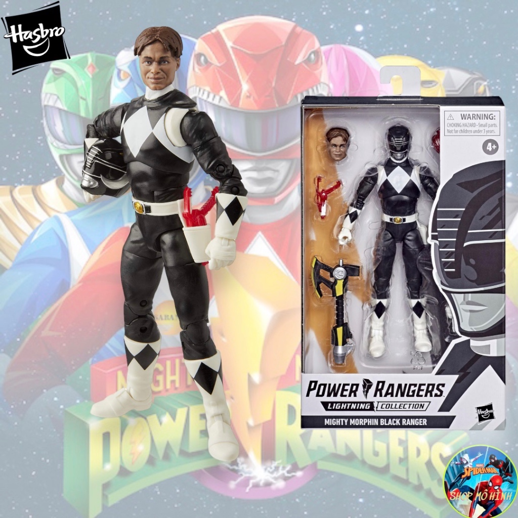 Power Ranger Lightning Collection Mighty Morphin Black Ranger Hasbro ...