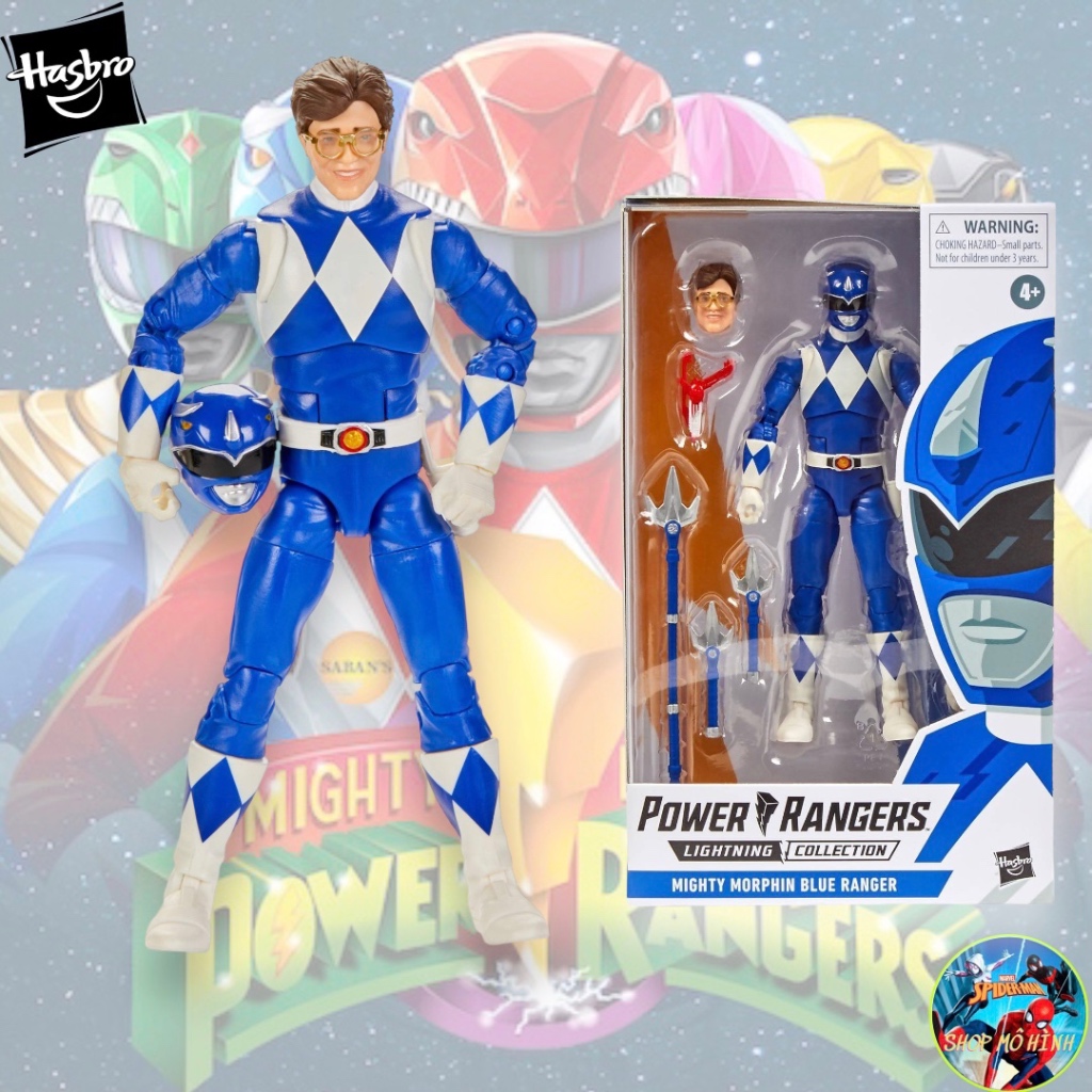 Power Ranger Lightning Collection Mighty Morphin Blue Ranger Hasbro ...