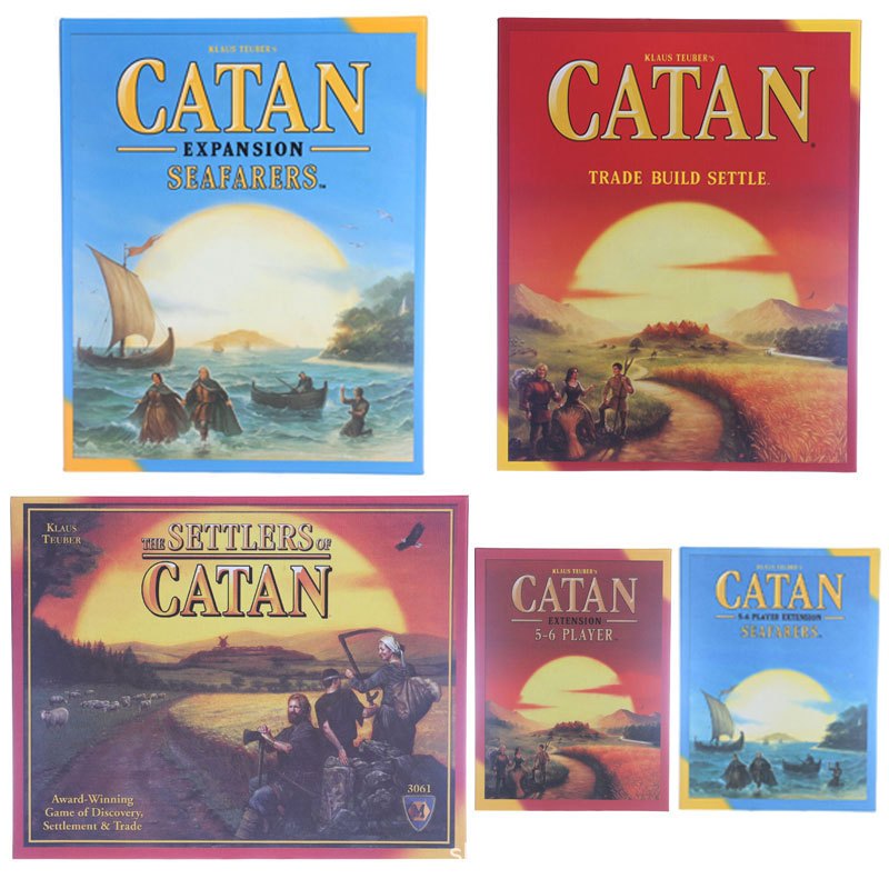 Catan และการขยายตัว – Catan Boardgame & Expansion (Trade Build Settle ...