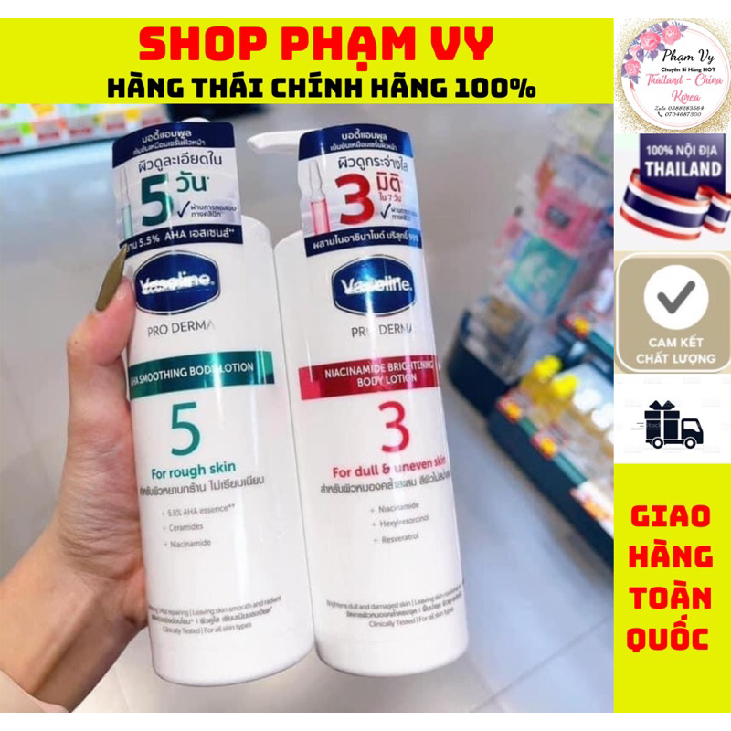 Vaseline PRO DEMA Thailand 'S Accelerating White BODY Cream | Shopee ...