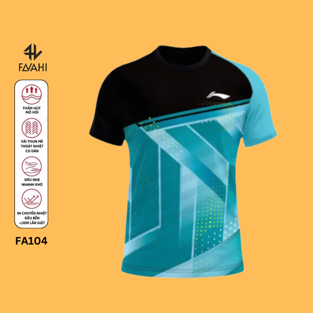 เสื้อแบดมินตัน Lining FAVAHI รหัส FA104 ฤดูกาลมืออาชีพใหม่ล่าสุด ใช้ในซ้อมและการแข่งขันแบดมินตัน ...