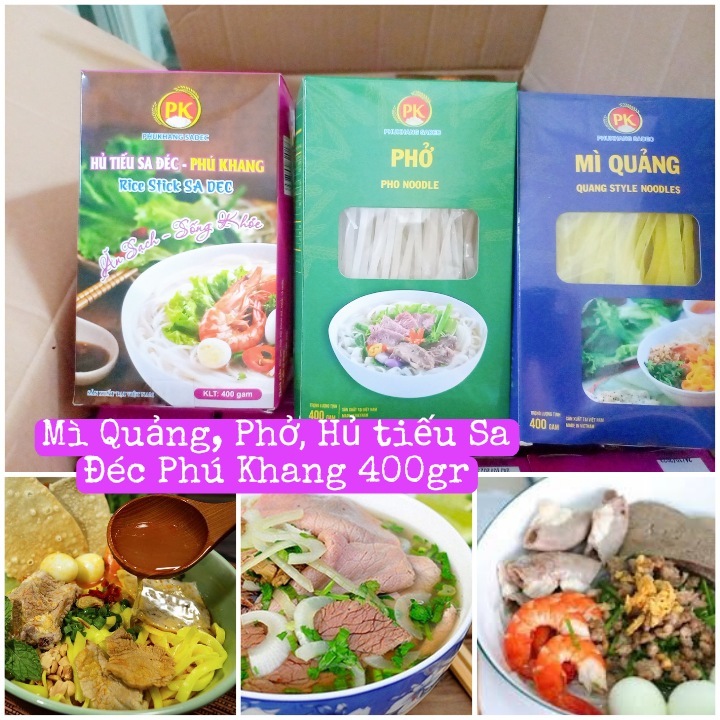 Specialties Quang Tho Noodles Dry Pho Sa Dac Phu Khang 400gr / กล ่ อง ...