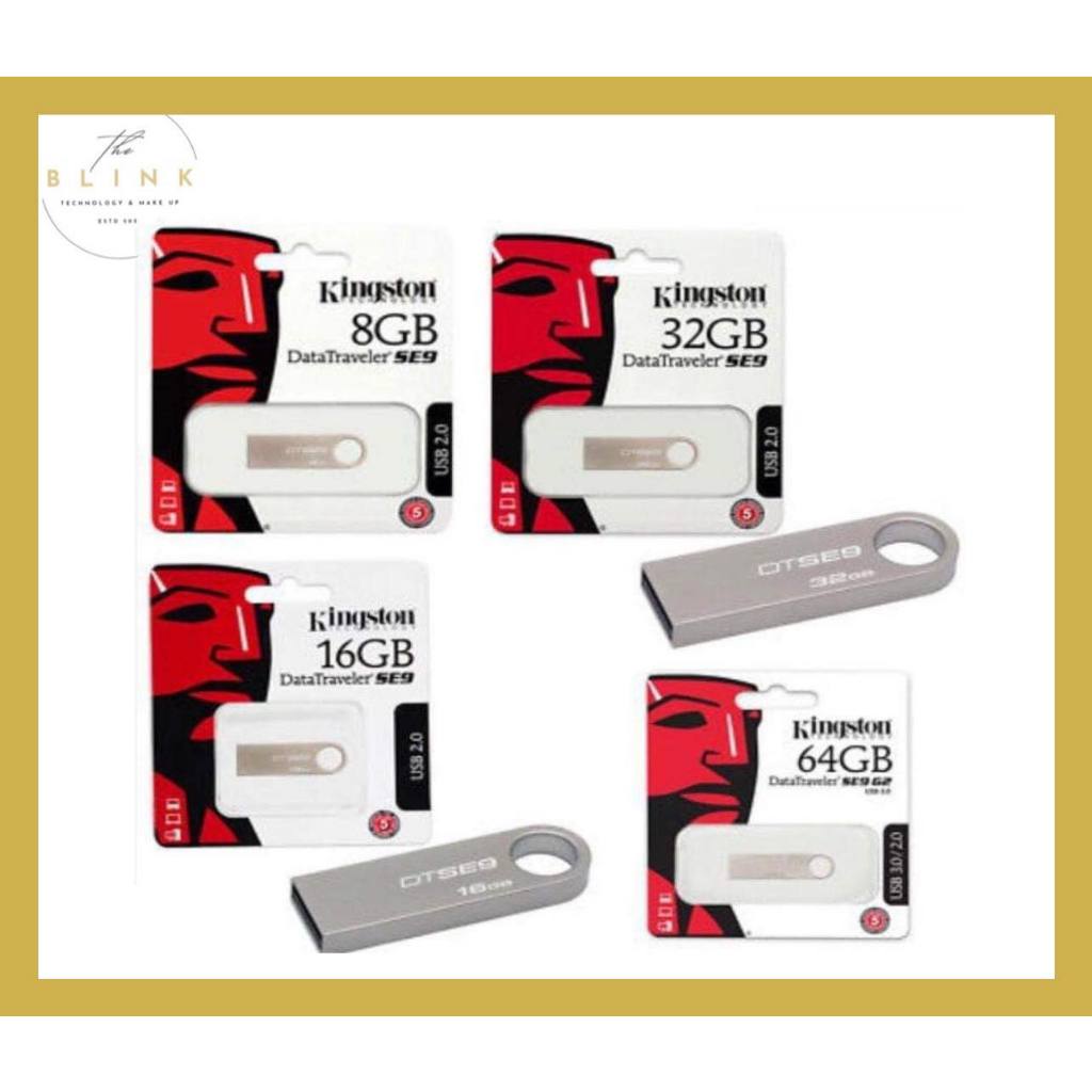 Kingston SE9 USB TYPE 4GB 8GB 16GB 32GB -64 ใหม่ 100% - 2 ปี - เคสโลหะ ...