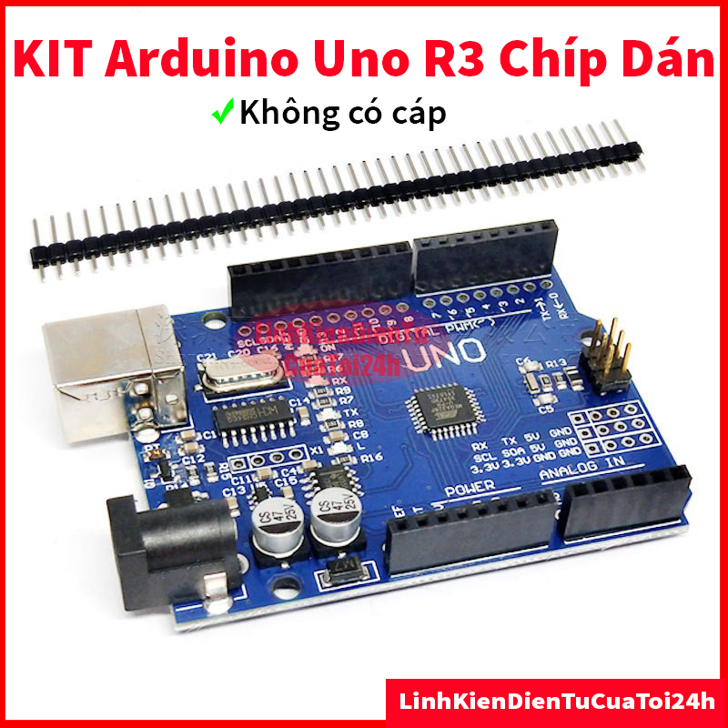 Arduino Uno R3 Atmega328P ปลั ๊ กชิป KIT พร ้ อมสาย R3 สติ ๊ กเกอร ์ ...