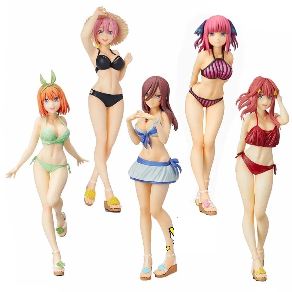 [ Hcm express ] Nakano Ichika Nino Miku Yotsuba Itsuki ชุดว่ายน้ํารุ่น Gotoubun no Hanayome บ้าน ...