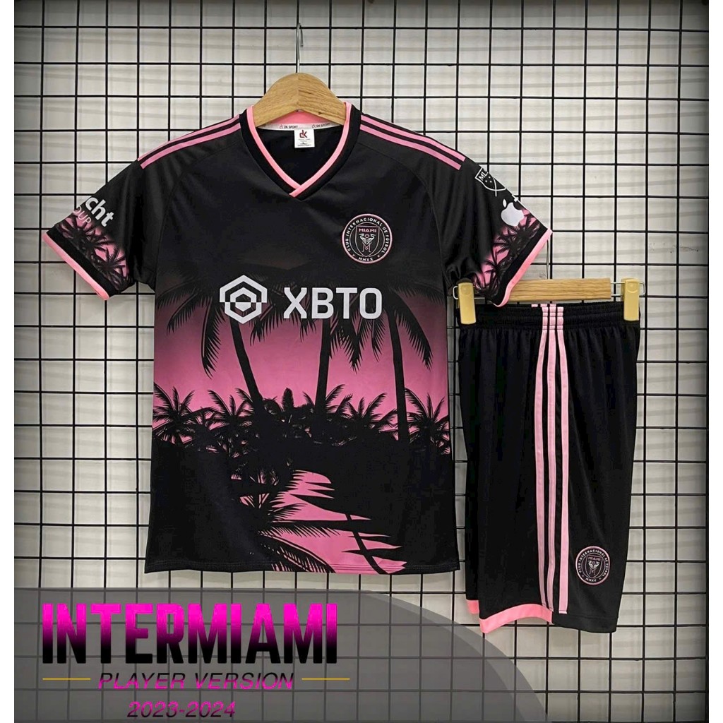 A003 - INTER MIAMI CLUB FOOTBALL JERSEY BLACK COCONUT 2024 - INTER ...