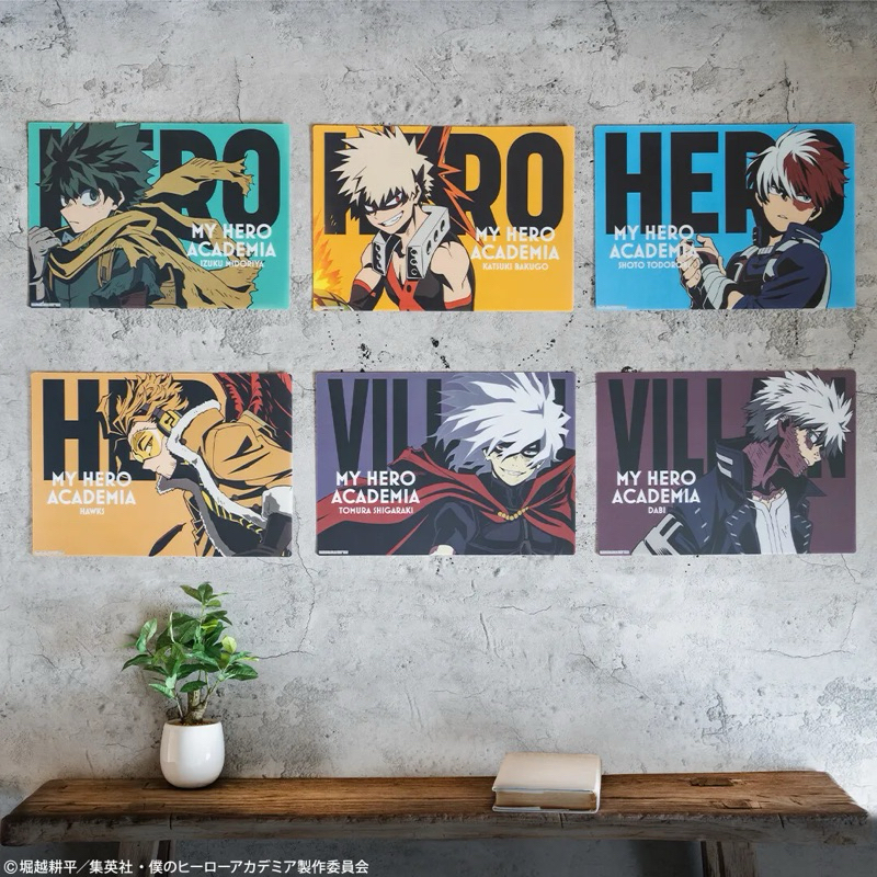[ของแท้] Visual Board B4 MHA My Hero Academia Superhero Academy ...