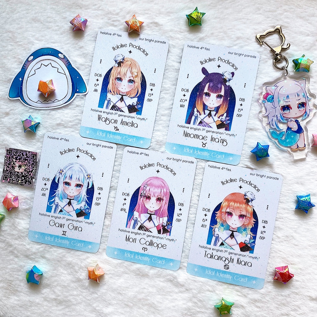 การ์ดมุม - Hololive English Myth Vtuber | Shopee Thailand