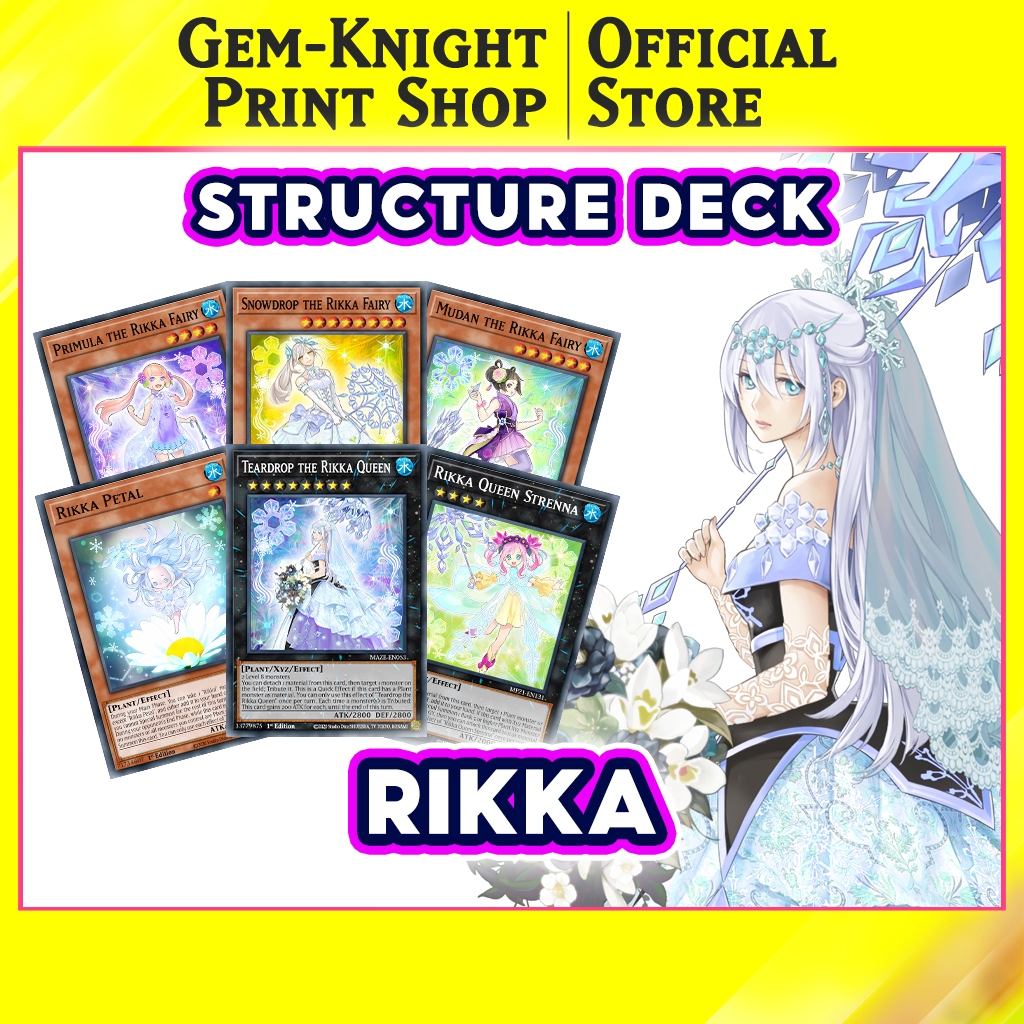 [โพสต์พิมพ์] Yugioh Deck - Structure Deck: Rikka | Shopee Thailand