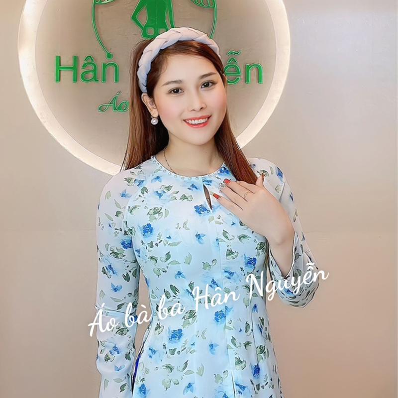 Ba06 - เสื้อเชิ้ตผ้าชีฟองผ้าไหม 2 ชั้นแขนยาว + กางเกง - เสื้อ Han Nguyen Ba Ba | Shopee Thailand
