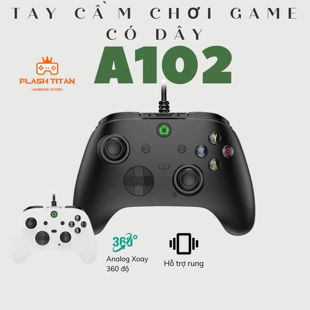 คอนโทรลเลอร์เล่นเกมแบบมีสาย A102L รุ่น 2024 - Full ทักษะ Fifa online 4 ...