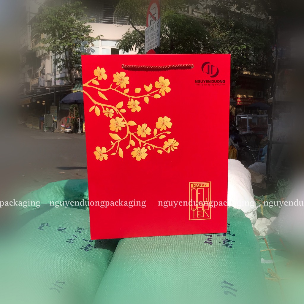 ( 1 ชิ ้ น ) Tet Gift Paper Bags High-End Thick Goods Size A0 | Shopee ...