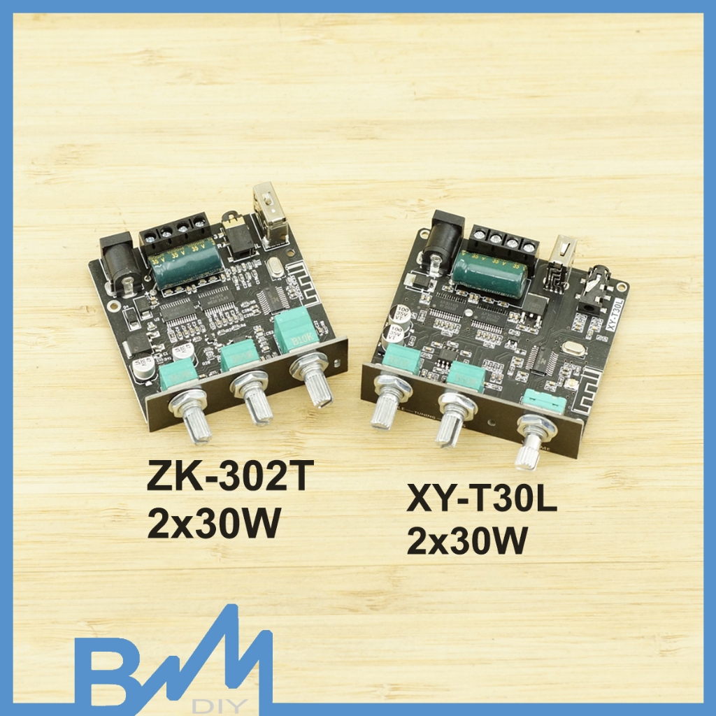 วงจรขยายสัญญาณบลูทูธ 5.0 2x30W XinYi XY-T30L - Wuzhi ZK-302T | Shopee Thailand