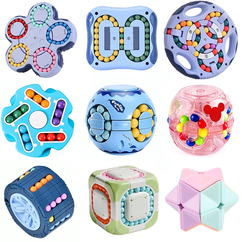 Magic Bean Rubik Toy, Magic Gyroscope, หมุน Spiner Riddle, Beautiful ...