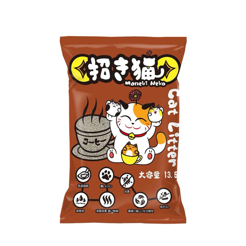 Maneki NEKKO Cat Sanitary Sand 5L Super Deodorant Clumping | Shopee ...