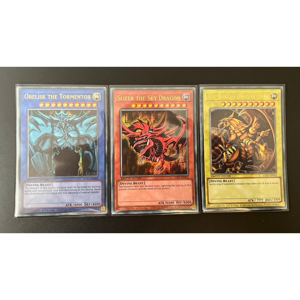 YMS - [การ์ด Yugioh] - [TCG-UK] ชุดการ์ด 3 ใบ Obelisk, Osiris, Ra Ultra ...