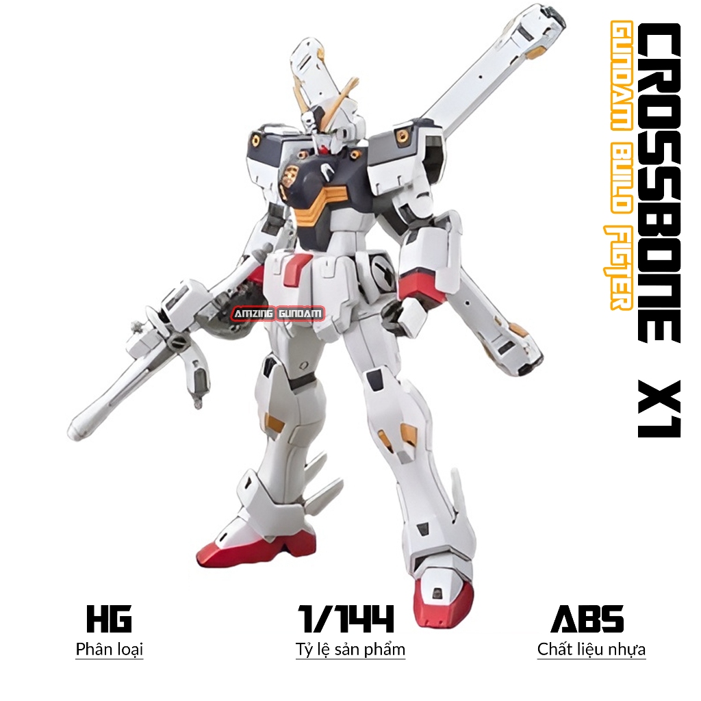 ชุดประกอบ HG X1 Crossbone Full Cloth, 1 /144 Gundam, ของเล ่ นปริศนาอัจฉริยะ | Shopee Thailand
