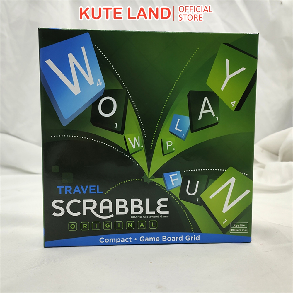 เกมกระดาน Scrabble Compact Original BG131-2 เกมภาษาอังกฤษอัจฉริยะ | Shopee Thailand