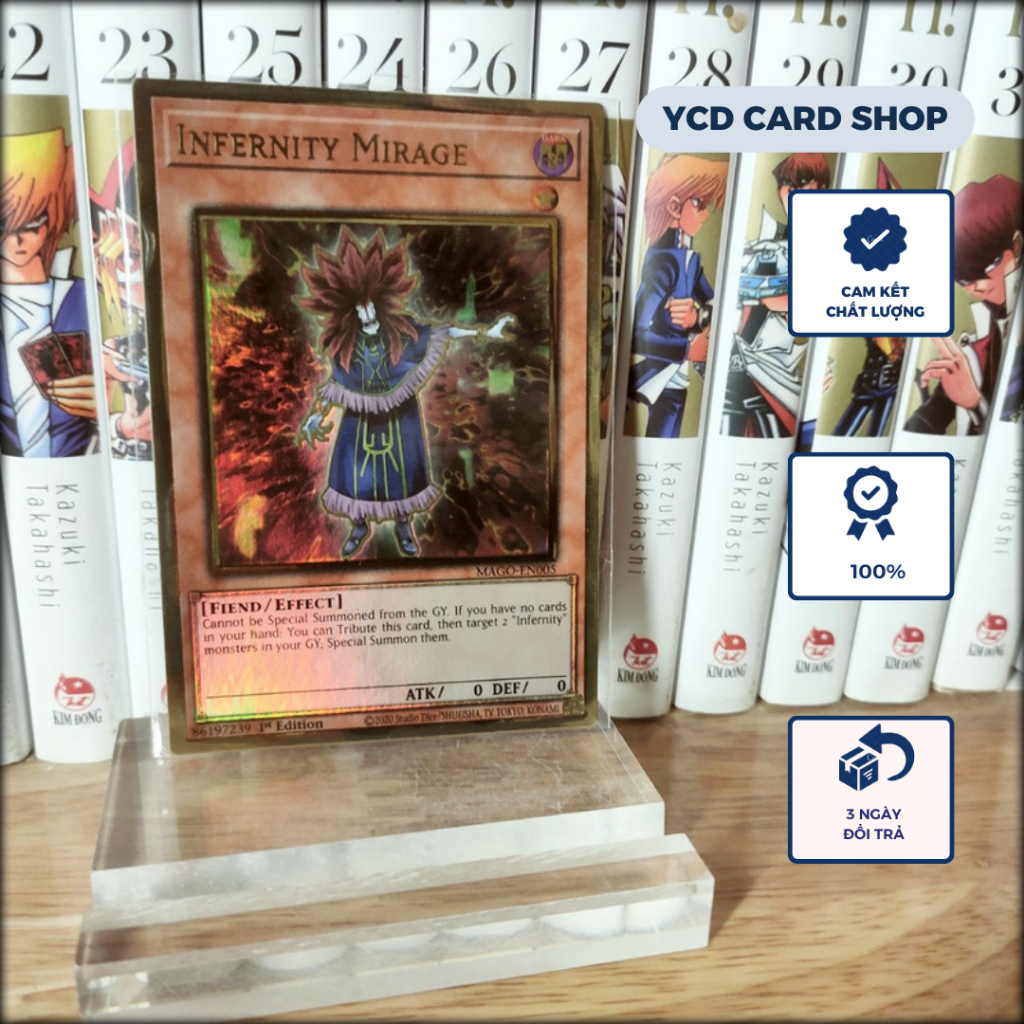 [YCDcardgame] การ์ด Yugioh ของแท้ Infernity Mirage– Premium Gold Rare ...