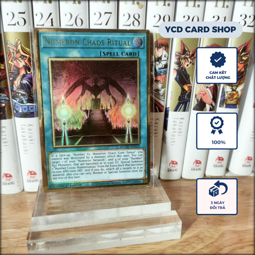 [YCDcardgame] Numeron Yugioh ของแท้ Chaos Ritual - Premium Gold Rare ...